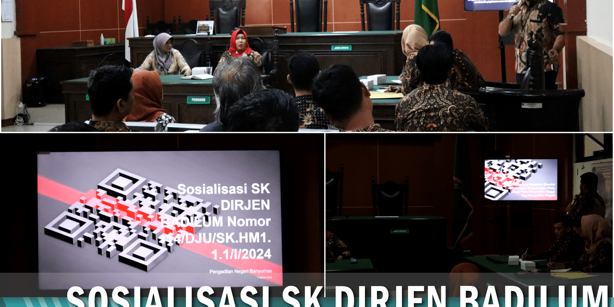 Sosialisasi SK Badilum No 144 Tahun 2024 – Pengadilan Negeri Banyumas