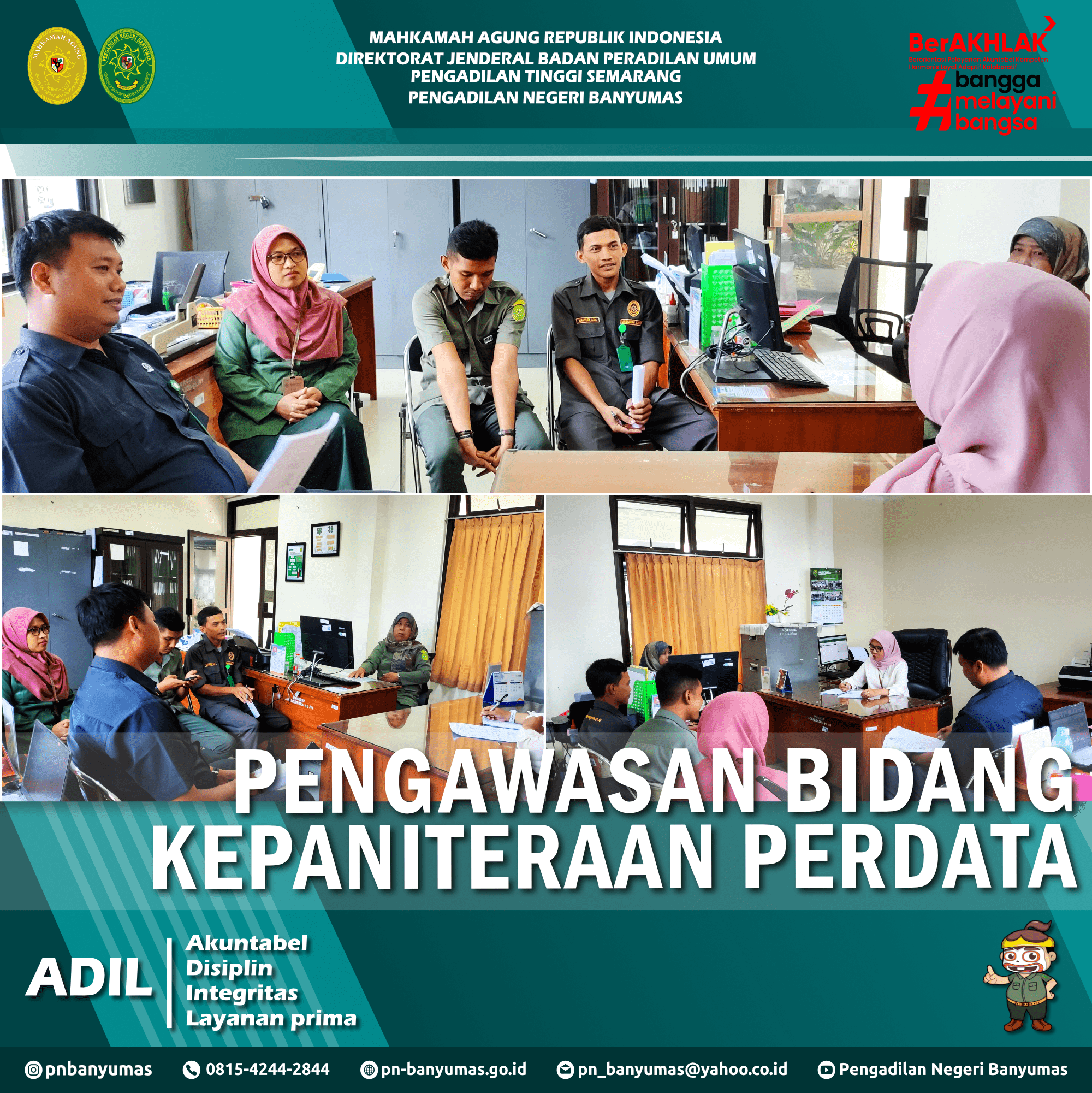 Pengawasan Kepaniteraan Perdata (11 September 2024) – Pengadilan Negeri Banyumas