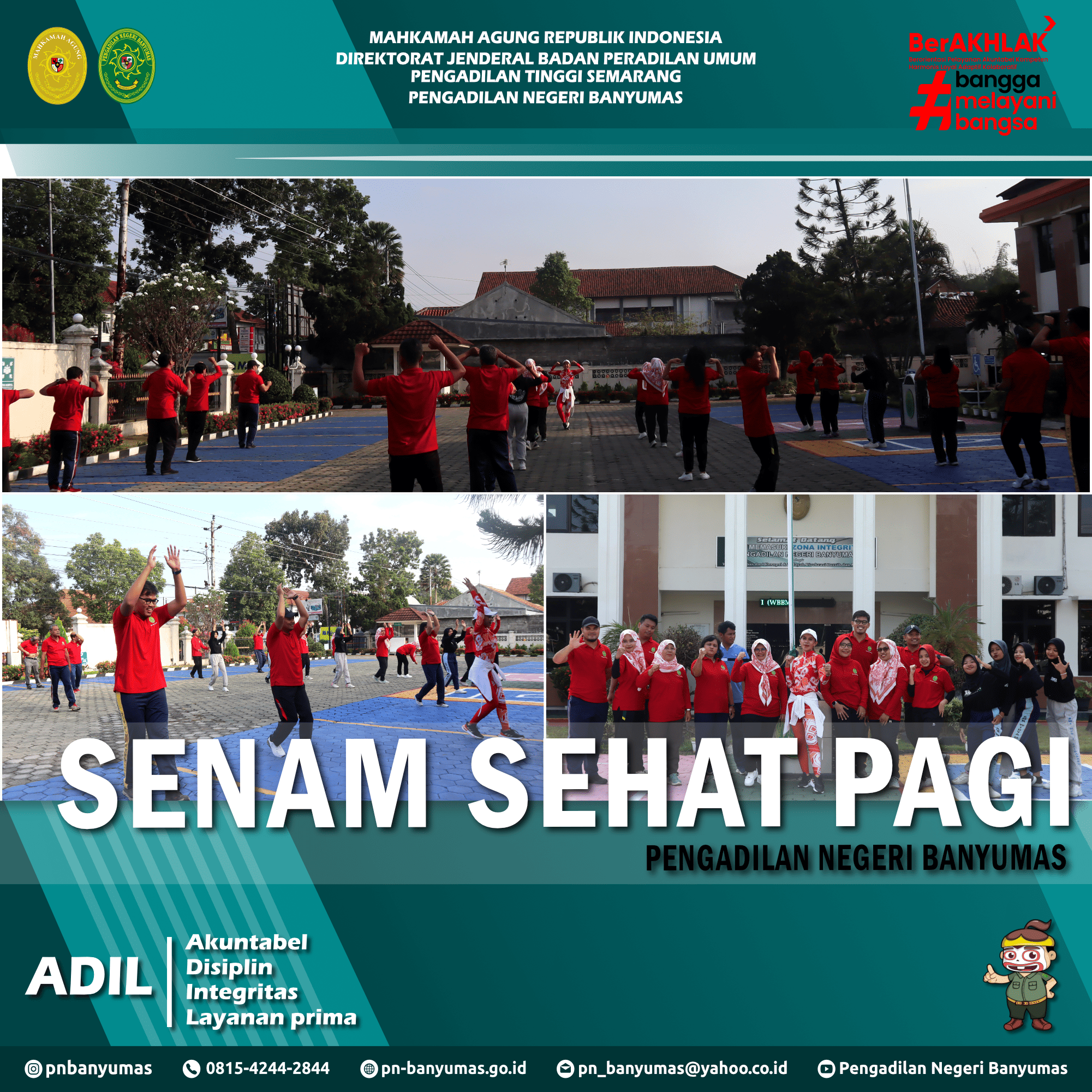 Senam Sehat Pagi (06 September 2024) – Pengadilan Negeri Banyumas