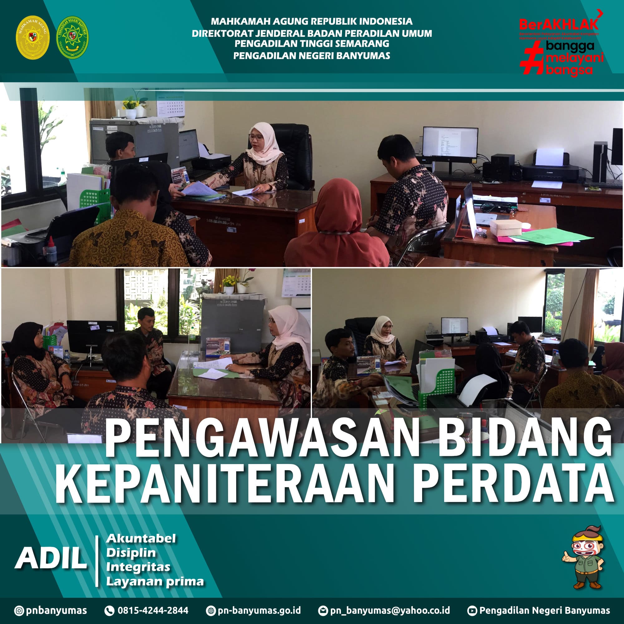 Pengawasan Bidang Kepaniteraan Perdata (14 November 2024) – Pengadilan Negeri Banyumas